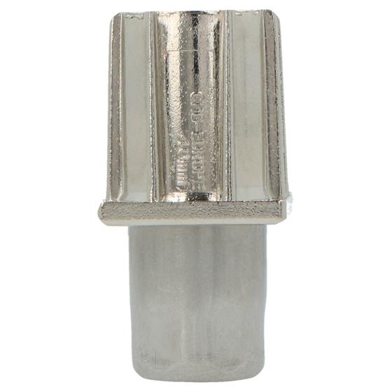 Insert foot, 30 mm square, NP, with s/s hexagon adjuster - CHG Europe B ...