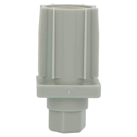 Insert foot, 30mm square, with hexagon adjuster, grey thermo. - CHG ...